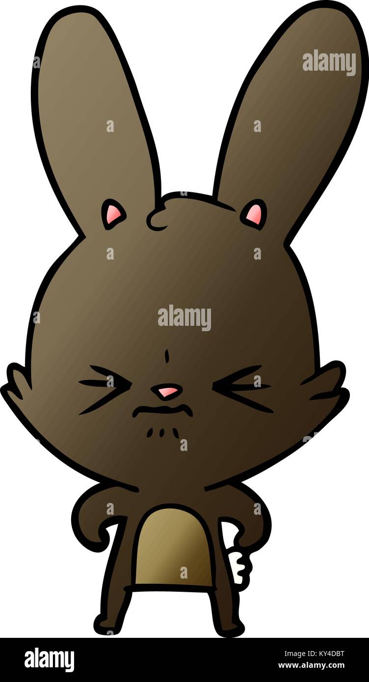cute cartoon rabbit Stock Vector Image & Art - Alamy