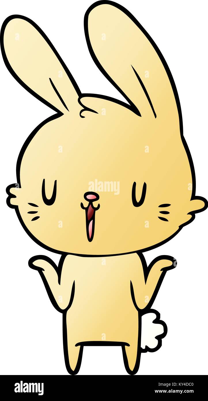 cute cartoon rabbit Stock Vector Image & Art - Alamy