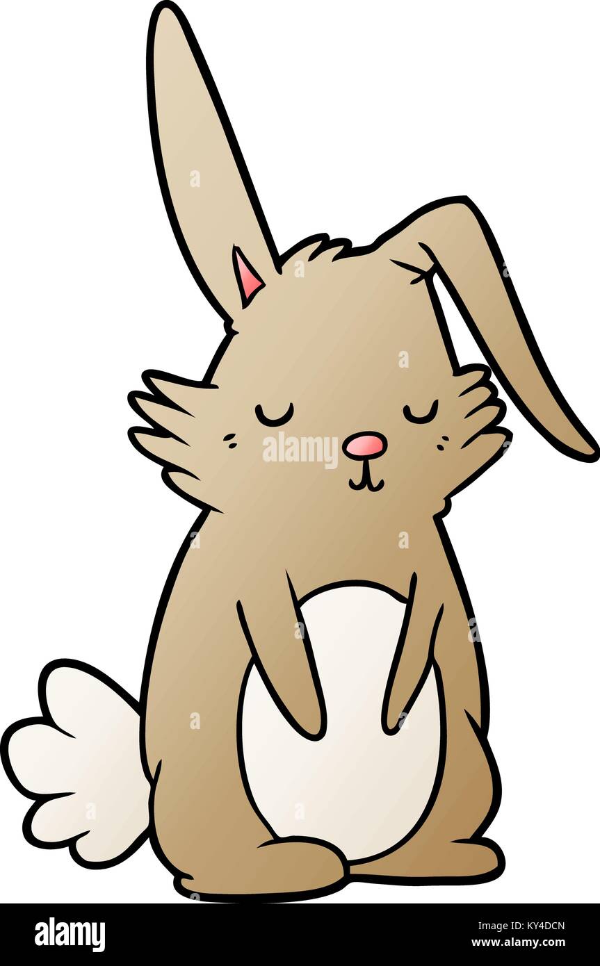 Sleepy bunny cartoon hi-res stock photography and images - Alamy