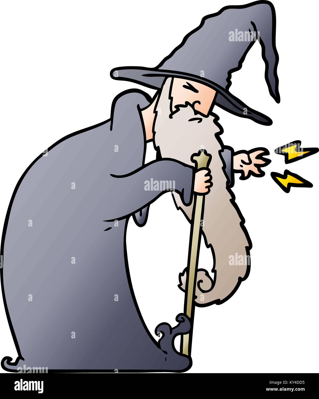 Cartoon Wizard High Resolution Stock Photography and Images - Alamy
