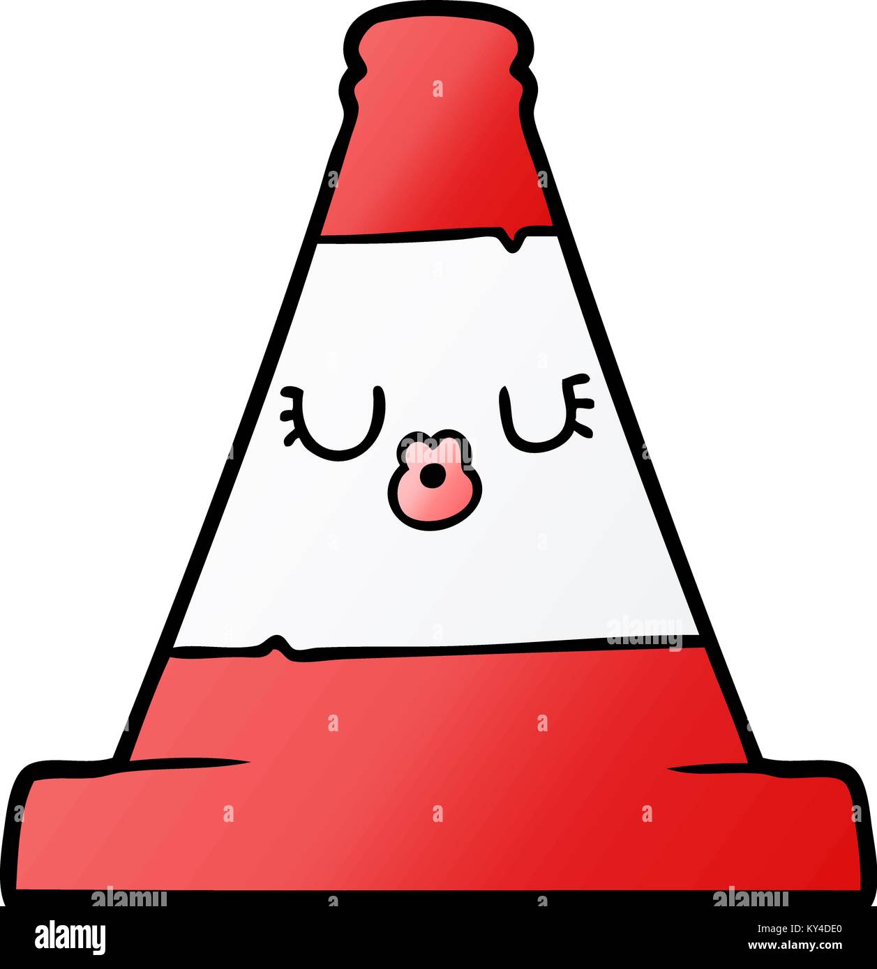 Traffic cone funny Stock Vector Images - Alamy