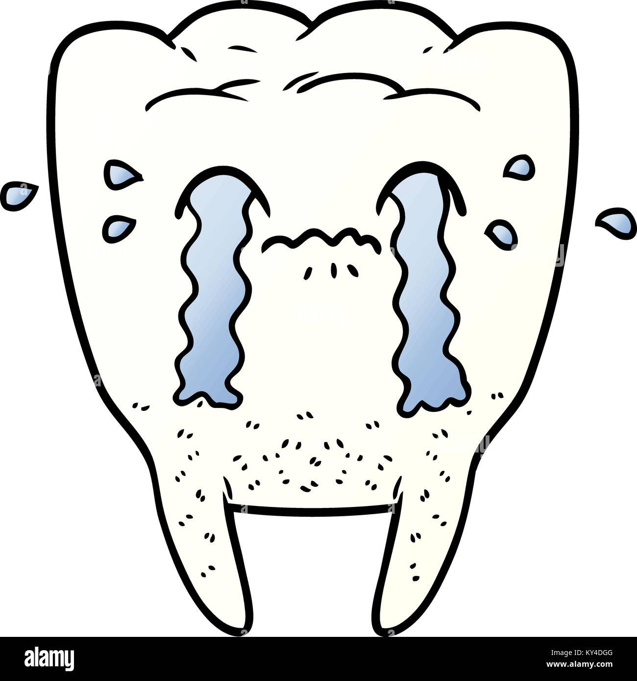 cartoon tooth crying Stock Vector Image & Art - Alamy