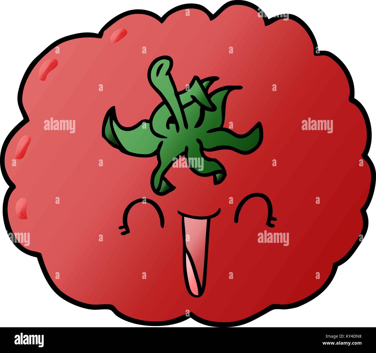 cartoon happy tomato Stock Vector Image & Art - Alamy