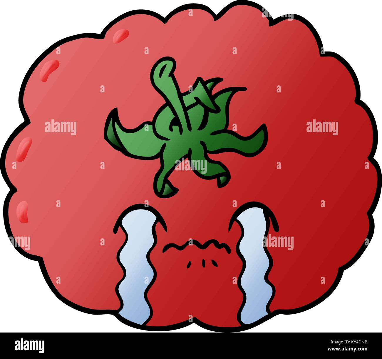 cartoon crying tomato Stock Vector Image & Art - Alamy
