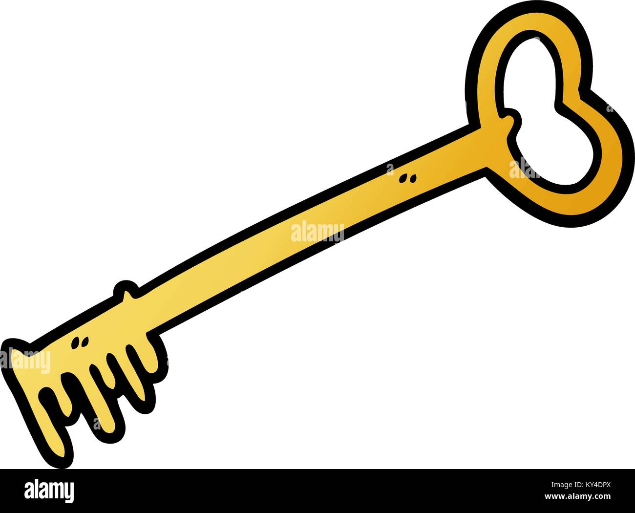cartoon fancy old key Stock Vector Image & Art - Alamy