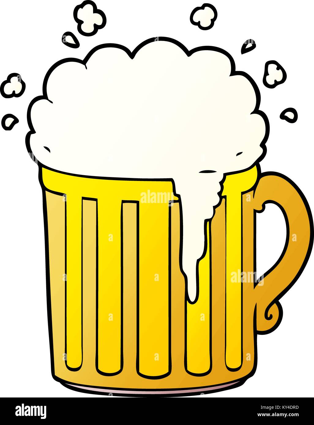 cartoon mug of beer Stock Vector Image & Art - Alamy