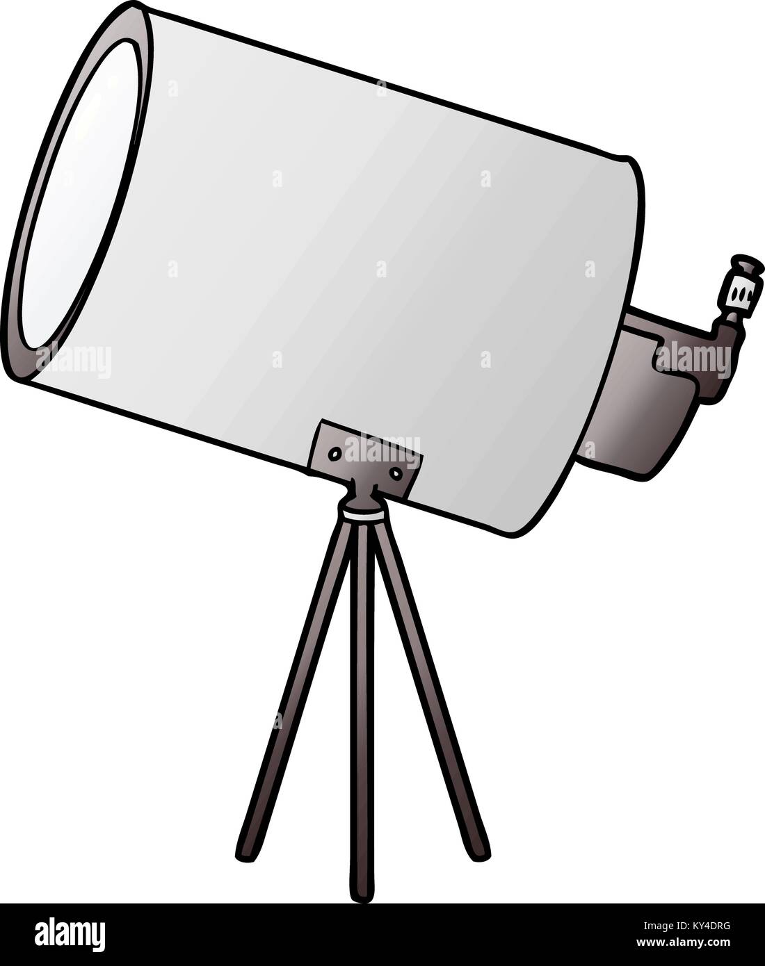 cartoon big telescope Stock Vector Image & Art - Alamy