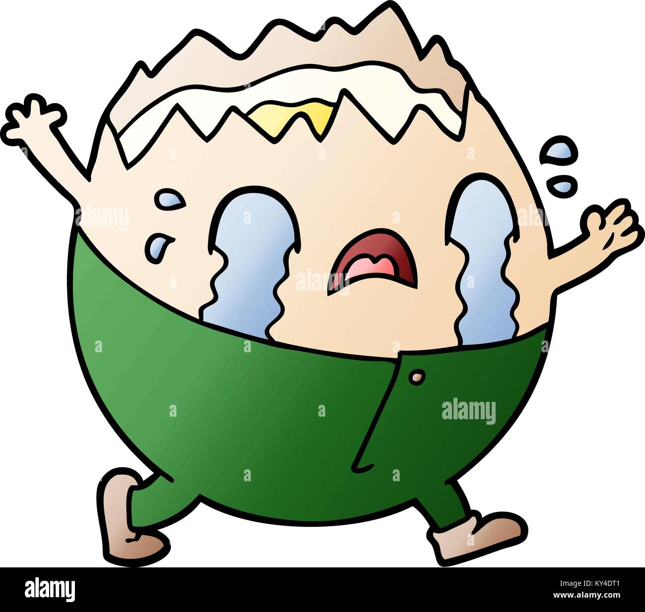 humpty dumpty cartoon egg man crying Stock Vector Image & Art - Alamy