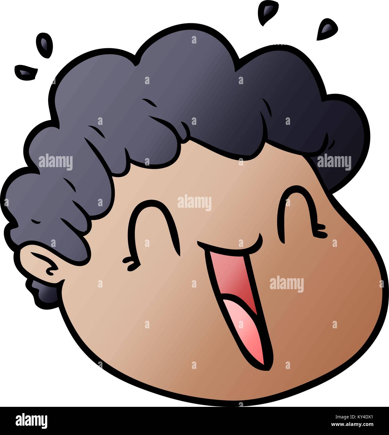 cartoon male face Stock Vector Image & Art - Alamy