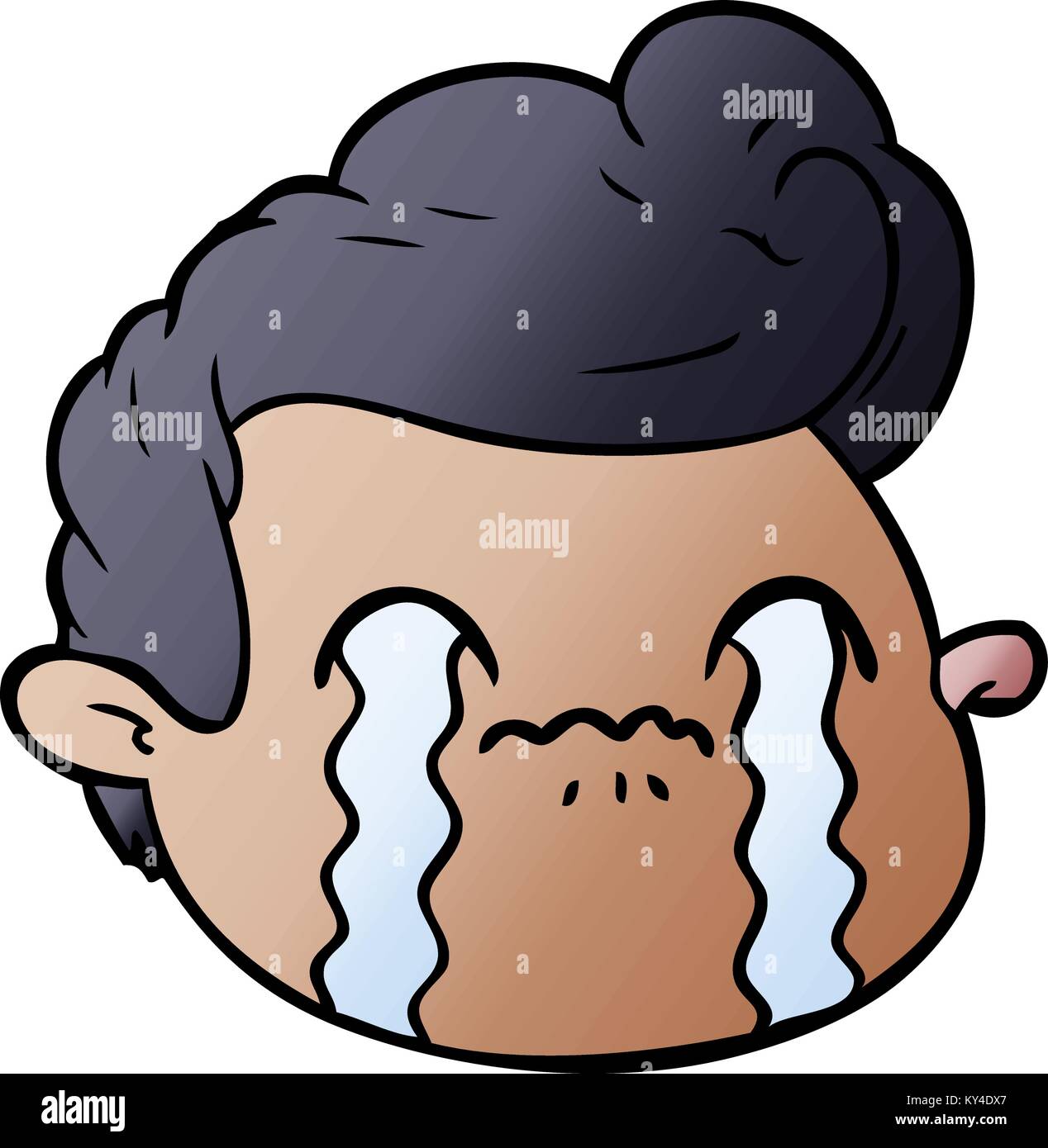 cartoon crying boy Stock Vector Image & Art - Alamy