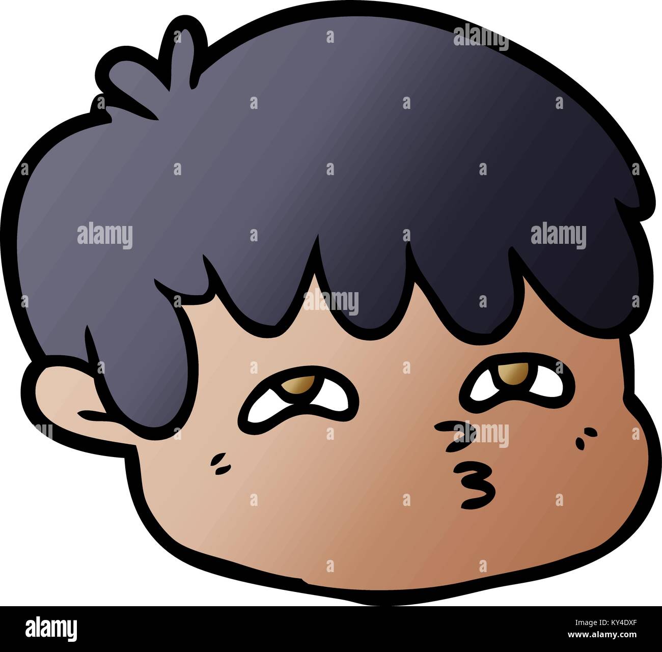cartoon male face Stock Vector Image & Art - Alamy