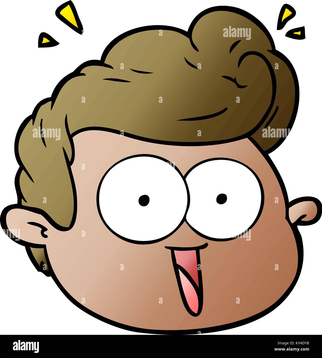 cartoon male face surprised Stock Vector Image & Art - Alamy