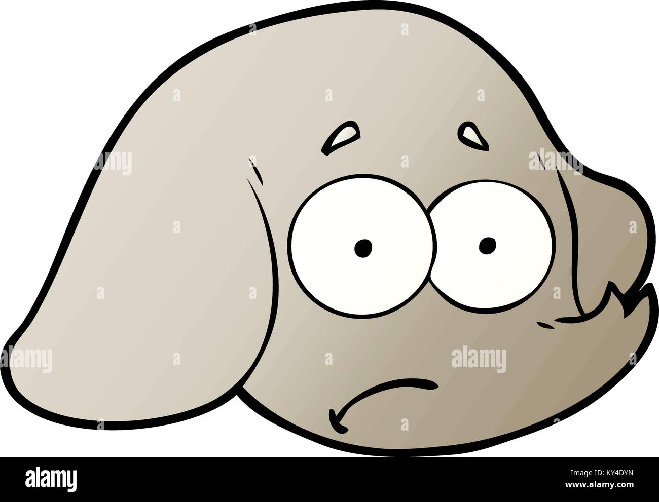 cartoon elephant face Stock Vector Image & Art - Alamy