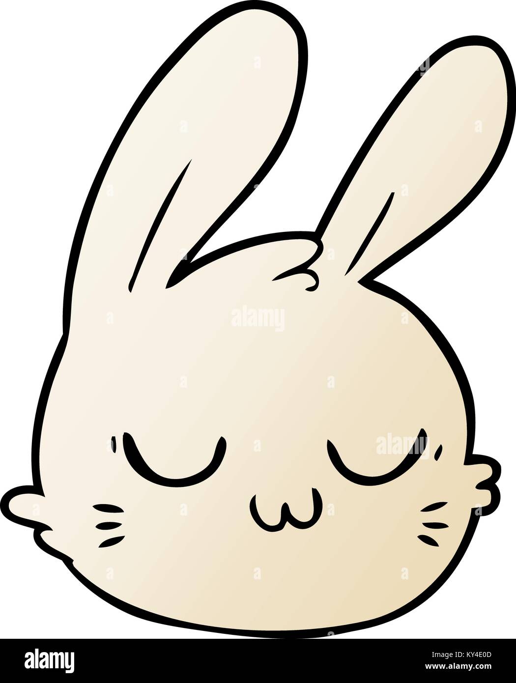 cartoon rabbit face Stock Vector Image & Art - Alamy
