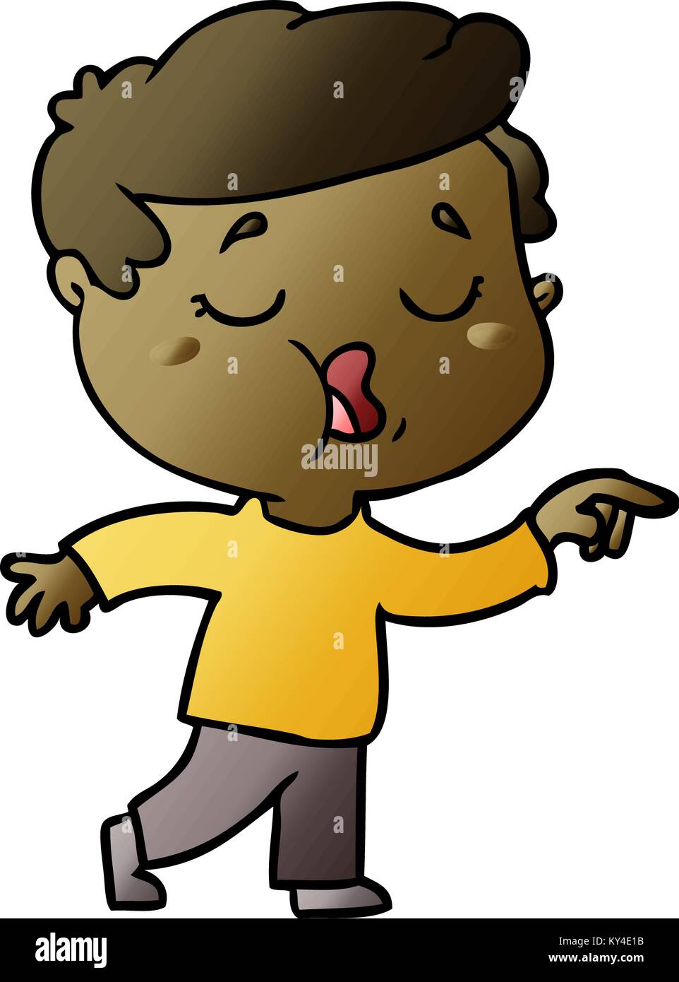 cartoon man talking Stock Vector Image & Art - Alamy