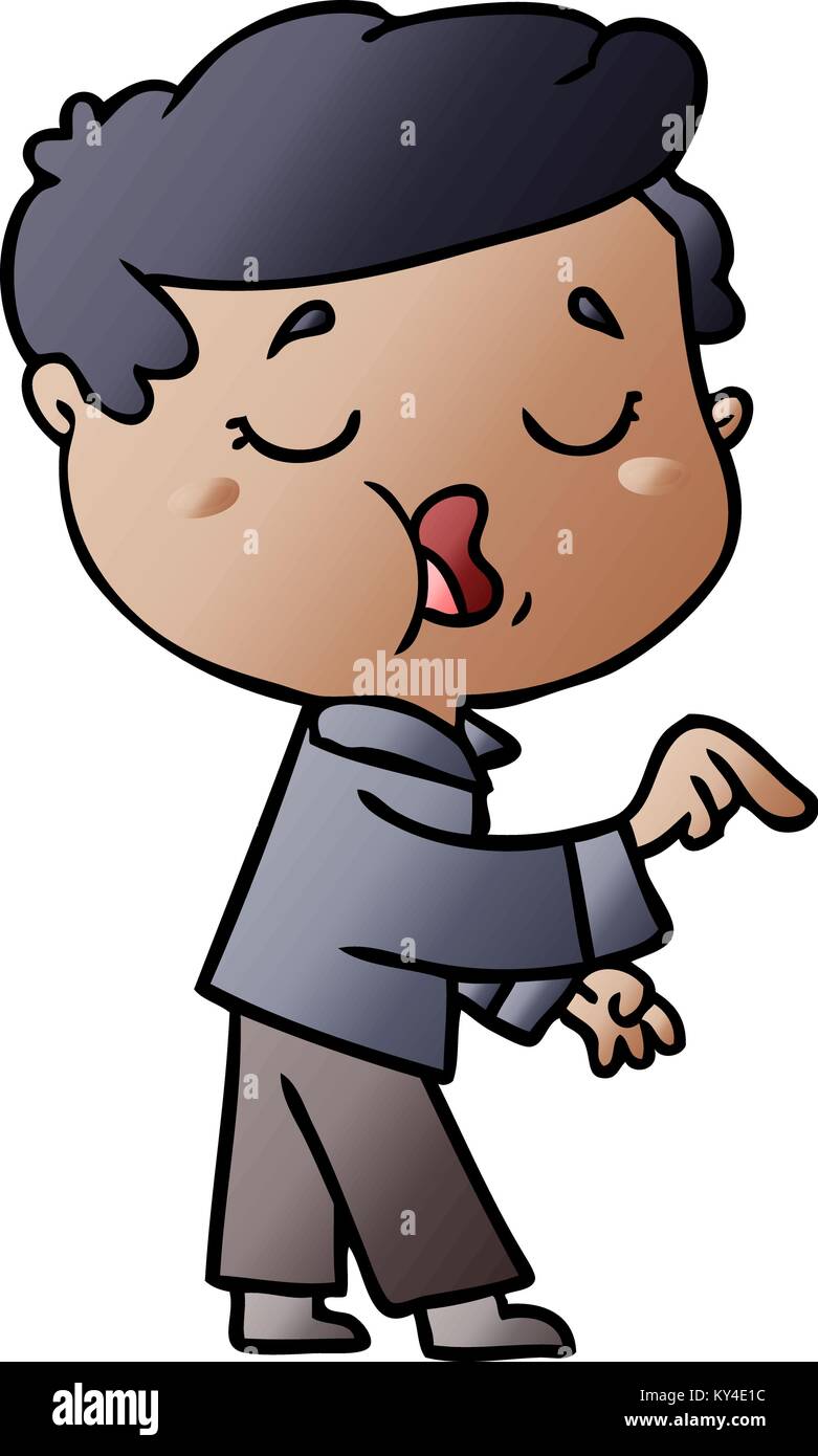 cartoon man talking Stock Vector Image & Art - Alamy