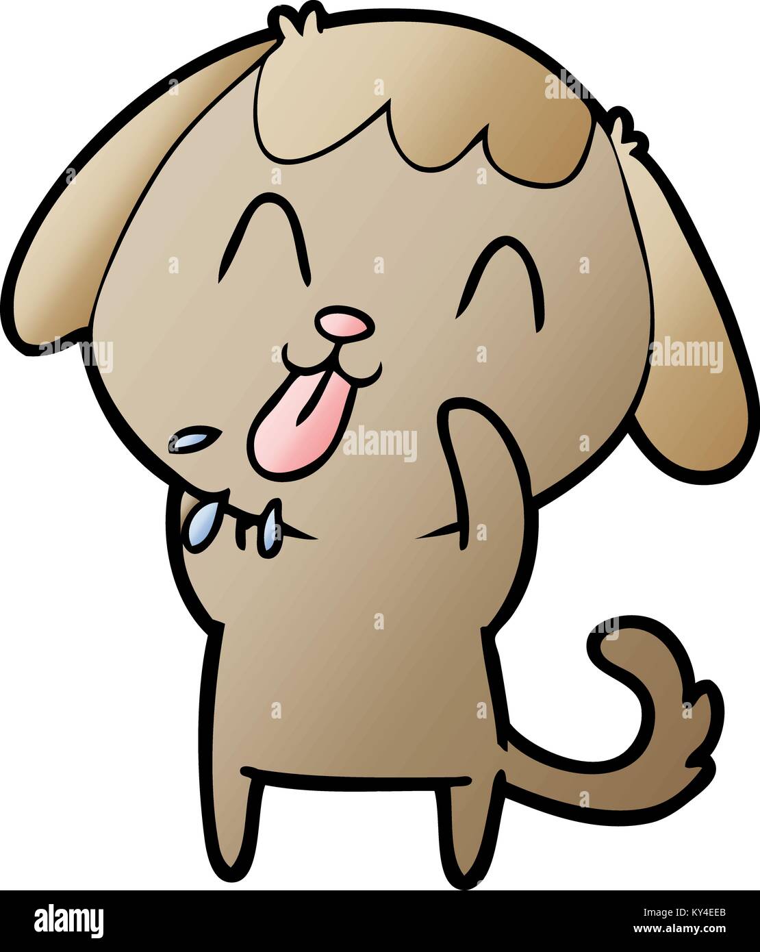 rude dog cartoon Stock Vector Image & Art - Alamy