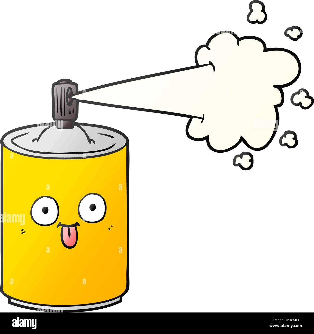 cartoon aerosol spray can Stock Vector Image & Art - Alamy