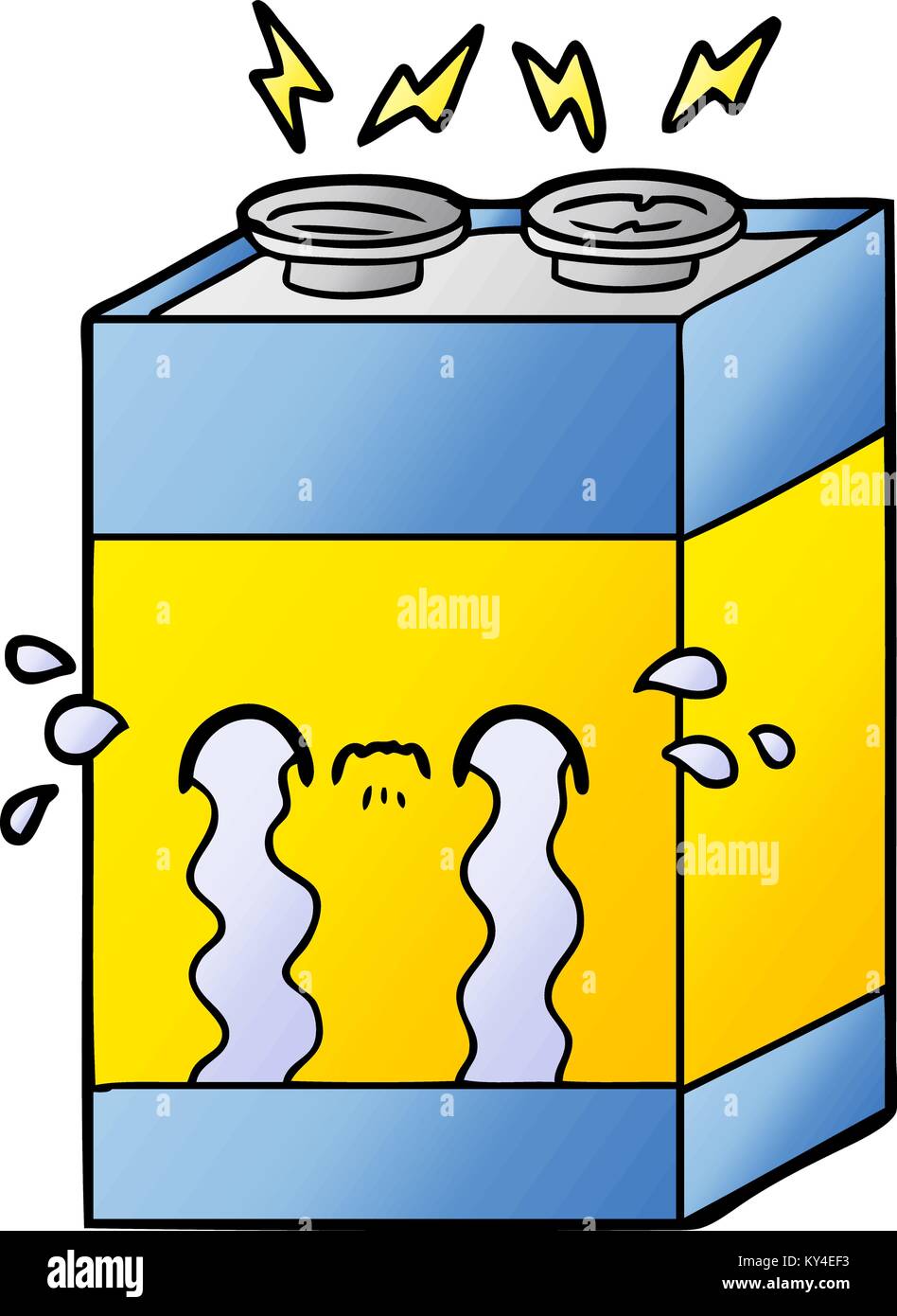 cartoon crying battery Stock Vector Image & Art - Alamy