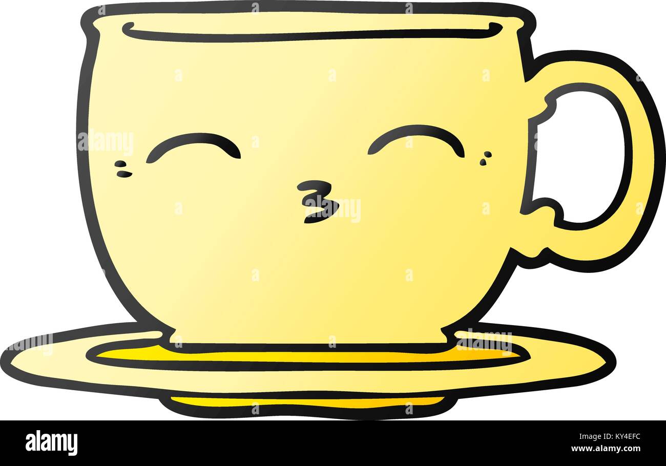 cartoon tea cup Stock Vector Image & Art - Alamy