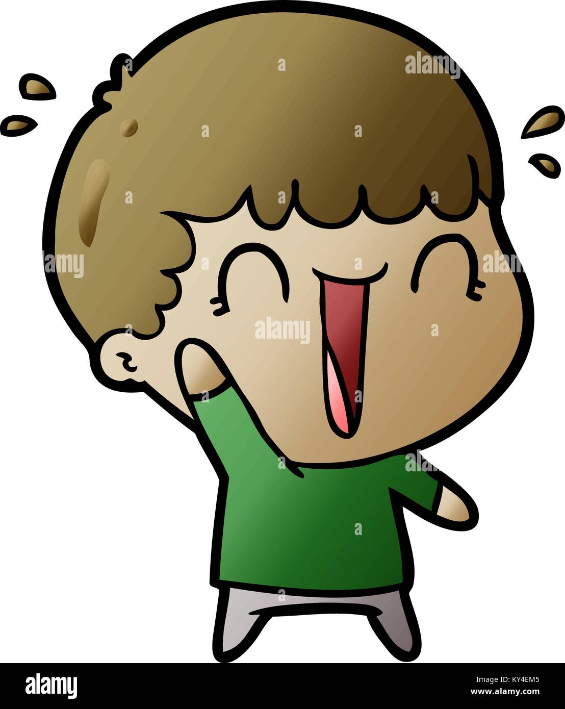 laughing cartoon man Stock Vector Image & Art - Alamy