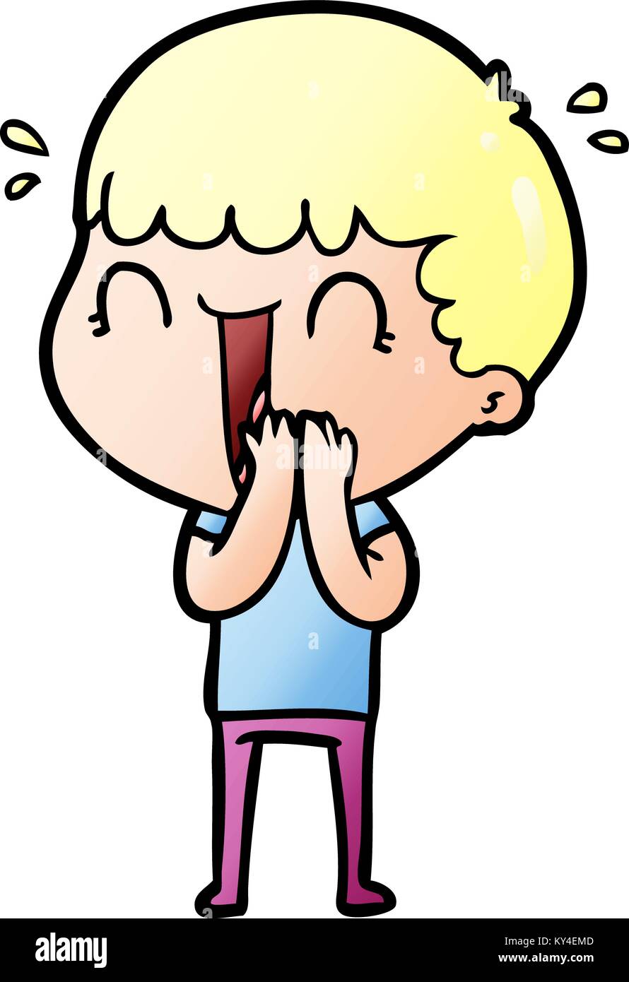 laughing cartoon man Stock Vector Image & Art - Alamy