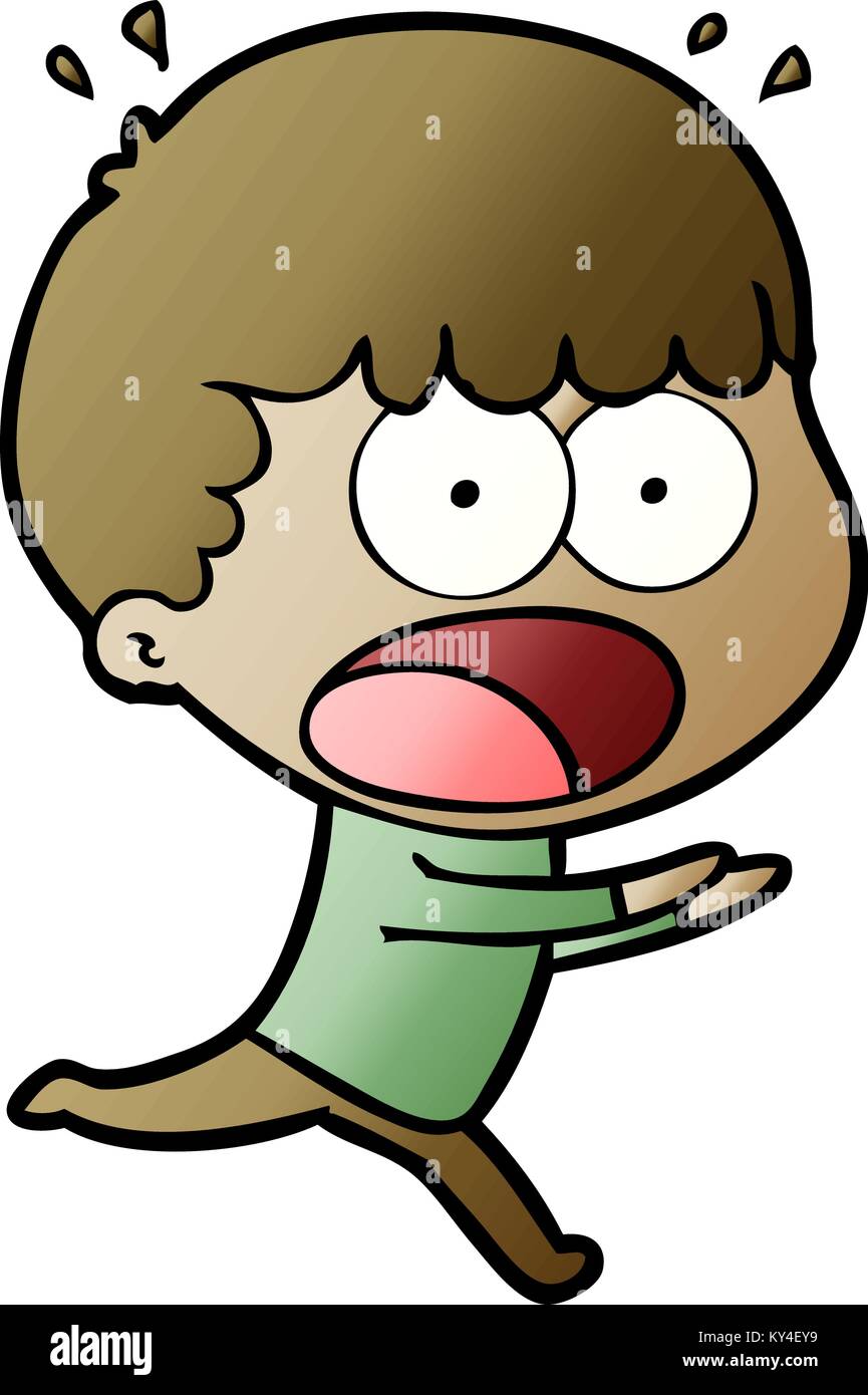 cartoon shocked man Stock Vector Image & Art - Alamy