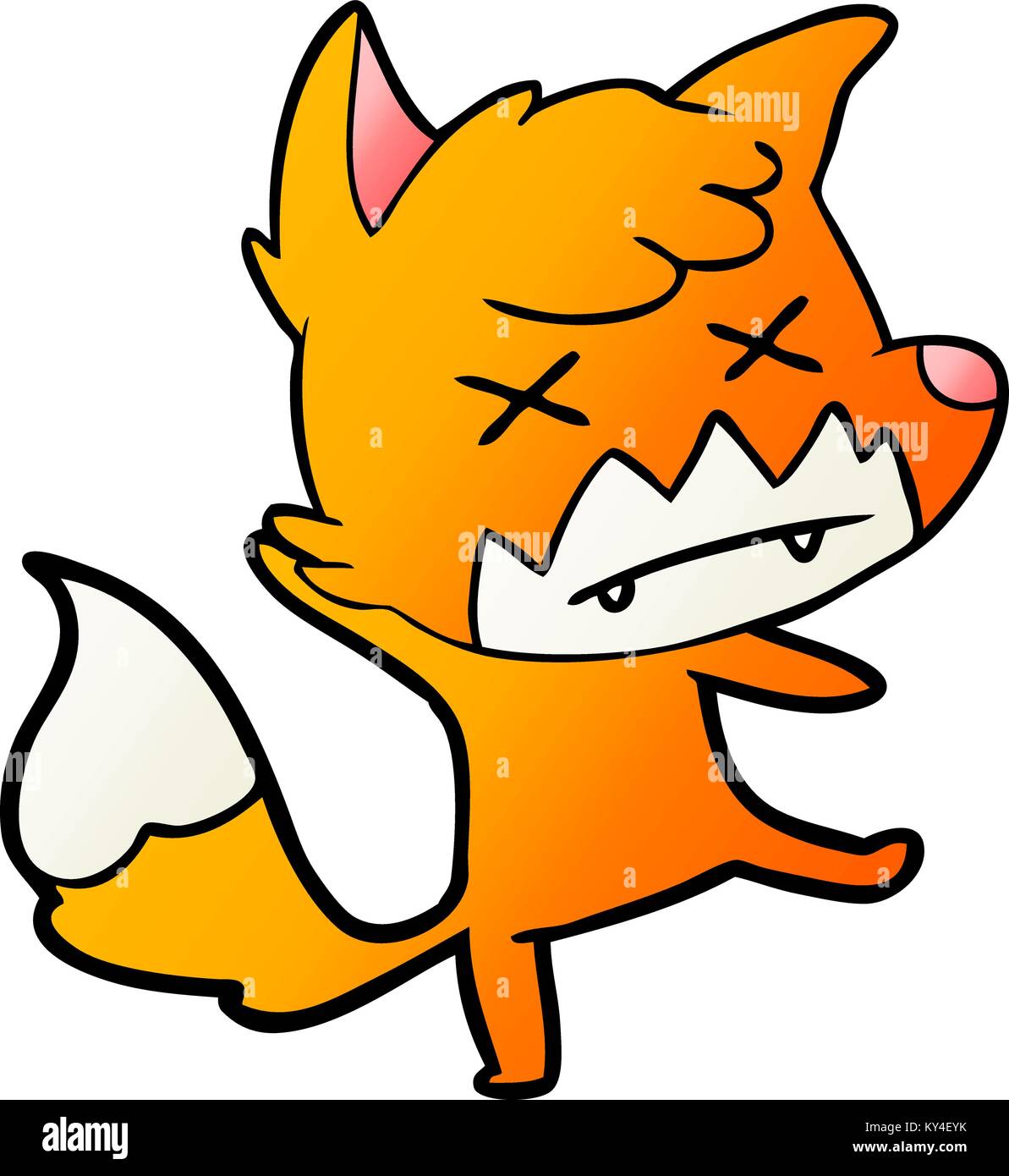 cartoon dead fox Stock Vector Image & Art - Alamy