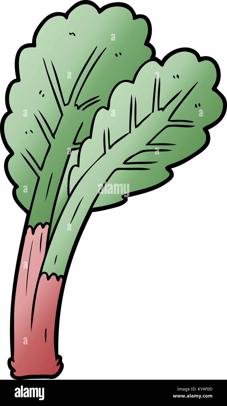 Cartoon rhubarb Stock Vector Images - Alamy