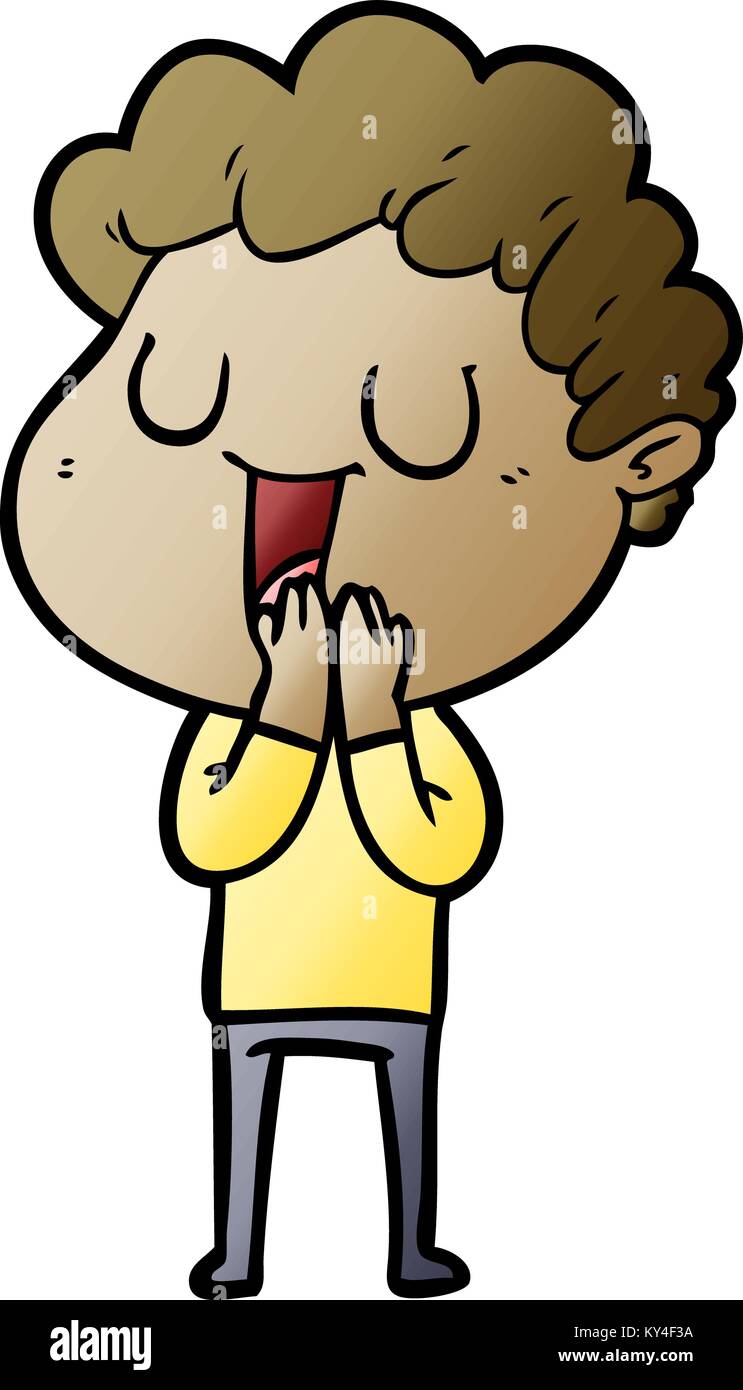 laughing cartoon man Stock Vector Image & Art - Alamy