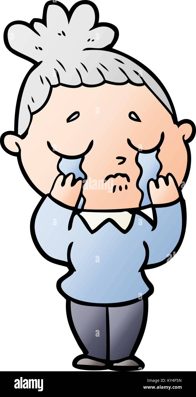 cartoon crying woman Stock Vector Image & Art - Alamy