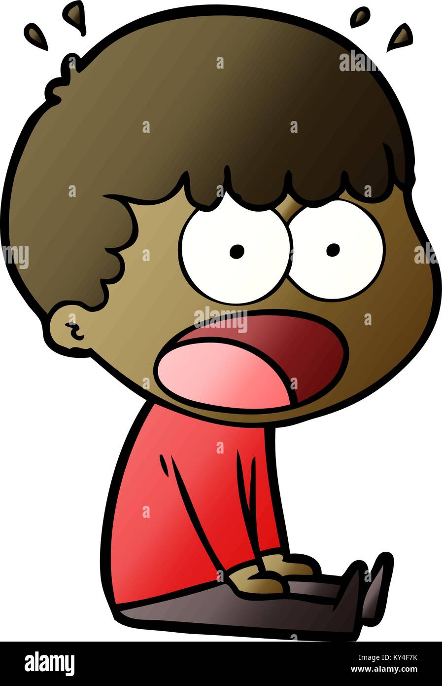 cartoon shocked man Stock Vector Image & Art - Alamy