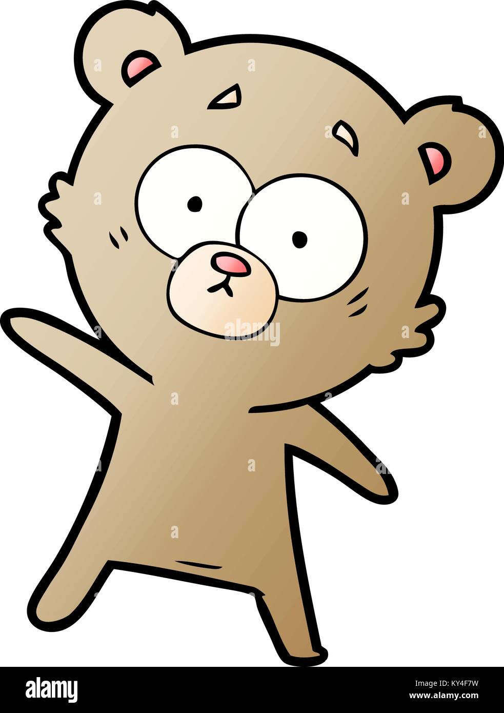 surprised bear cartoon Stock Vector Image & Art - Alamy