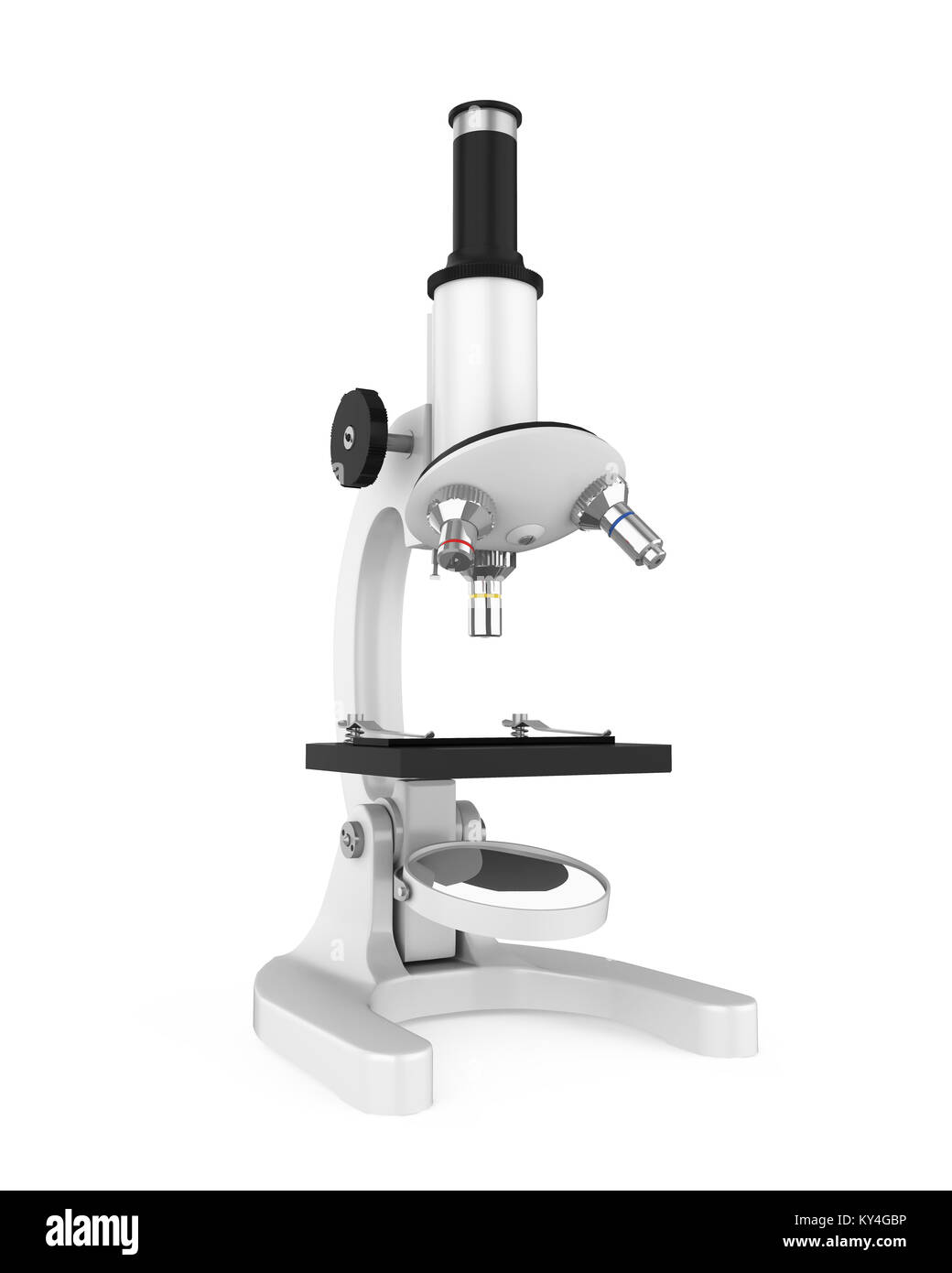 Scientist microscope chemistry Cut Out Stock Images & Pictures - Alamy