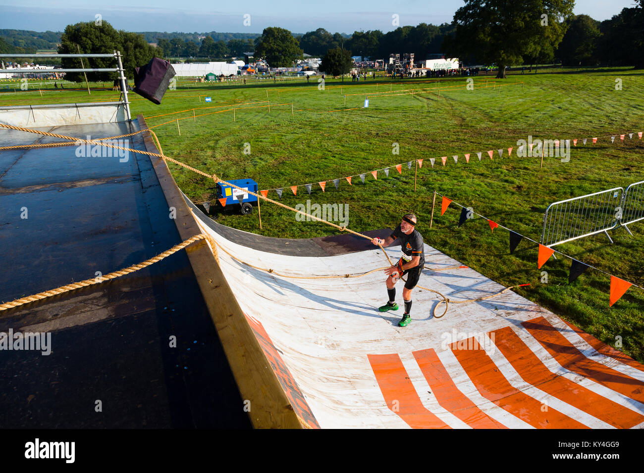 Obstacle course rope pull hi-res stock photography and images - Alamy