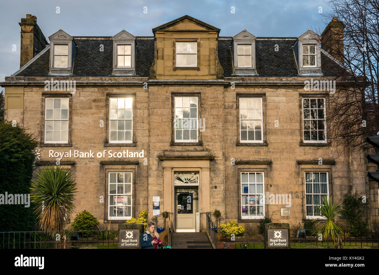 Georgian building, Royal Bank of Scotland branch, Court Street ...