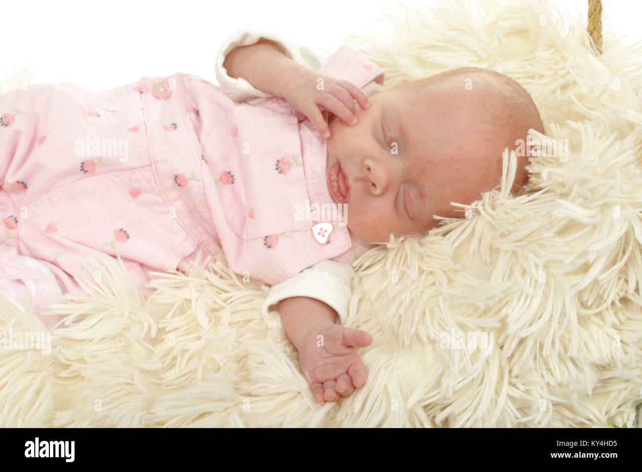 10 week old baby girl, small premature baby Stock Photo - Alamy