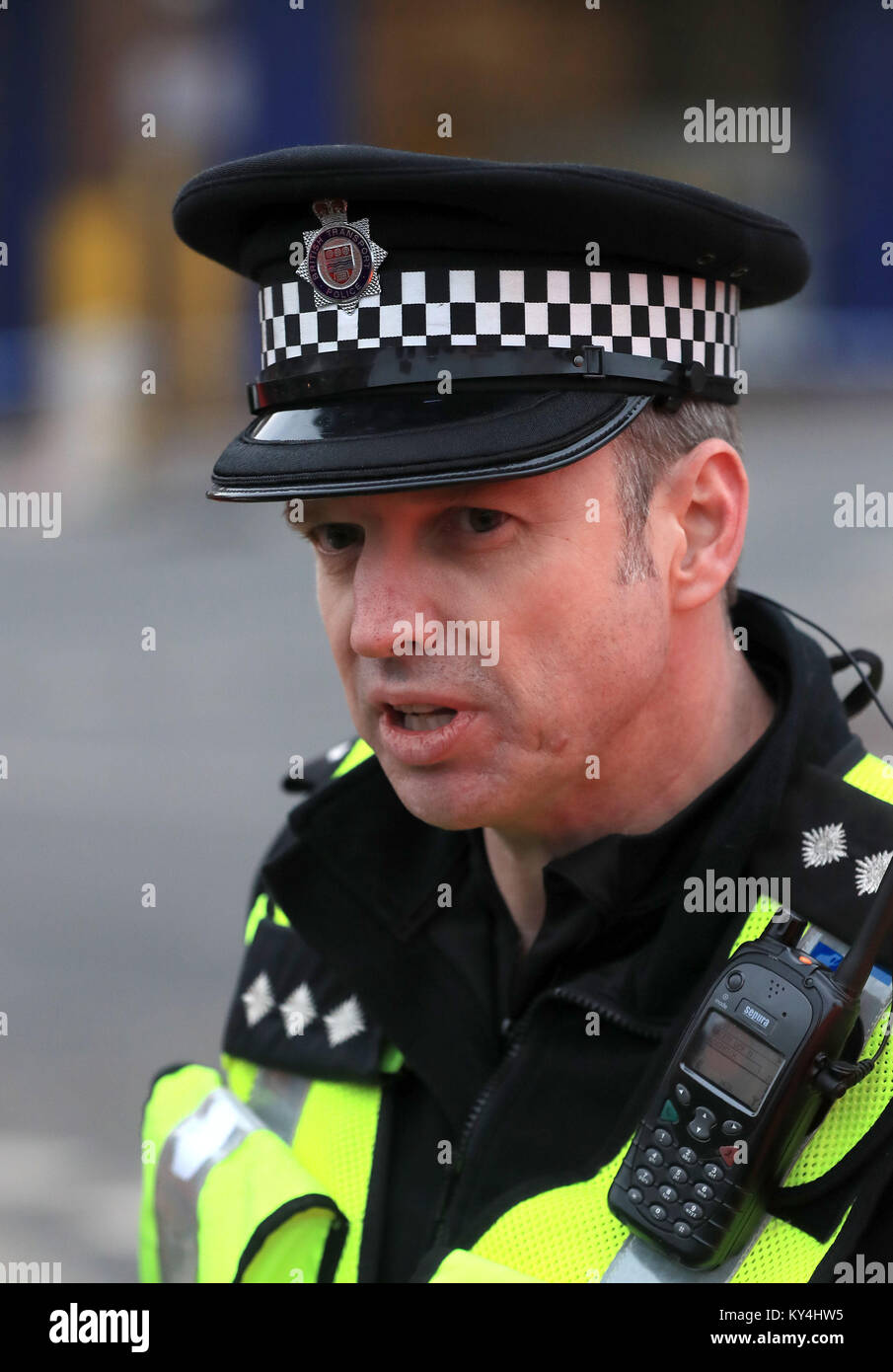 Chief Inspector of the British Transport Police Stuart Middlemass ...