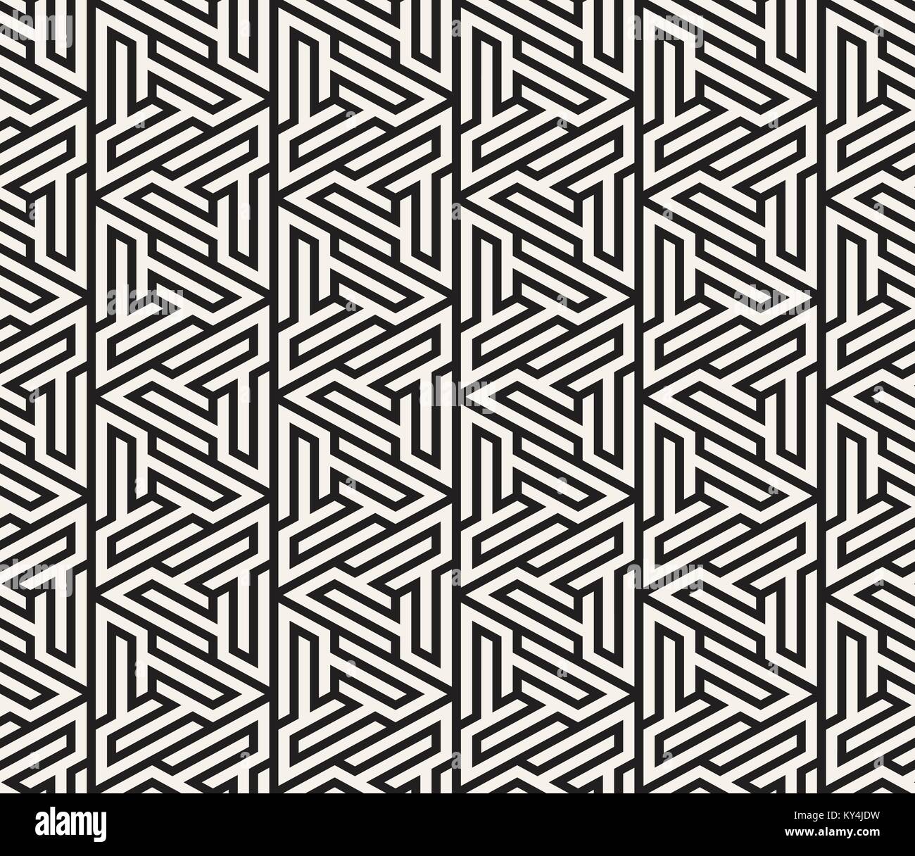 Vector seamless pattern. Modern stylish texture. Repeating geometric ...
