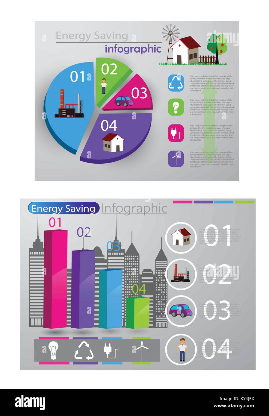 Smart home concept infographics Cut Out Stock Images & Pictures - Alamy