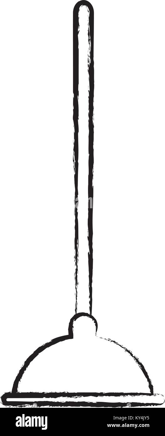 Plunger tool cleaning Black and White Stock Photos & Images - Alamy