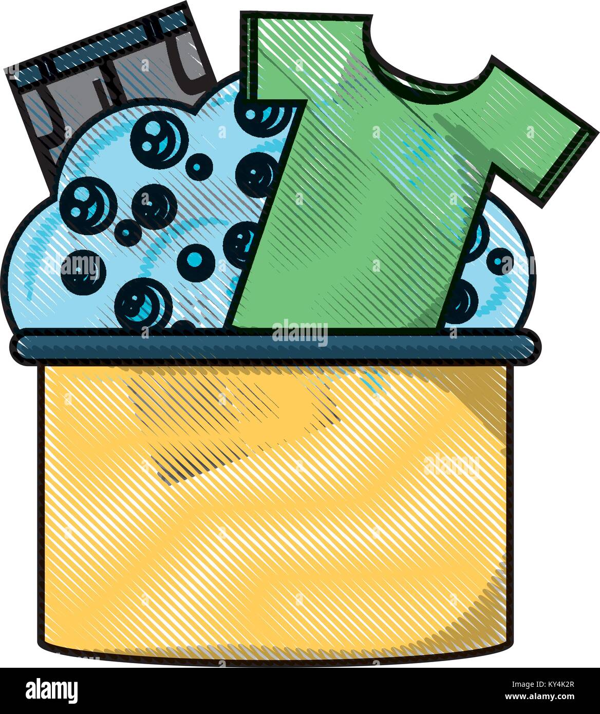 Washing Clothes Design Stock Vector Image Art Alamy washing-clothes-design-stock-vector-image-art-alamy