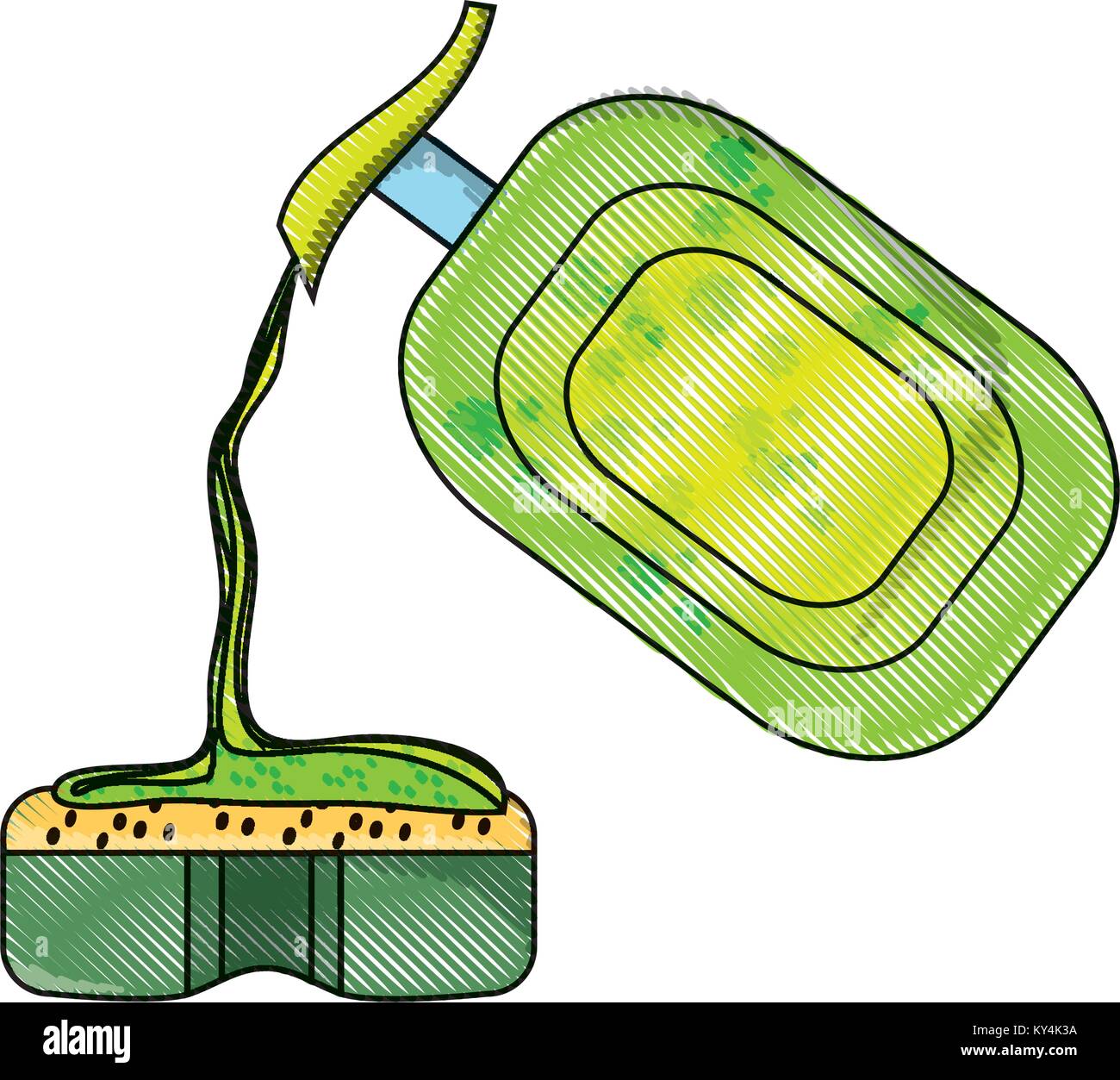 dish sponge design Stock Vector Image & Art - Alamy