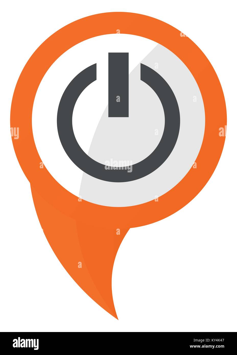 Tv power off Stock Vector Images - Alamy