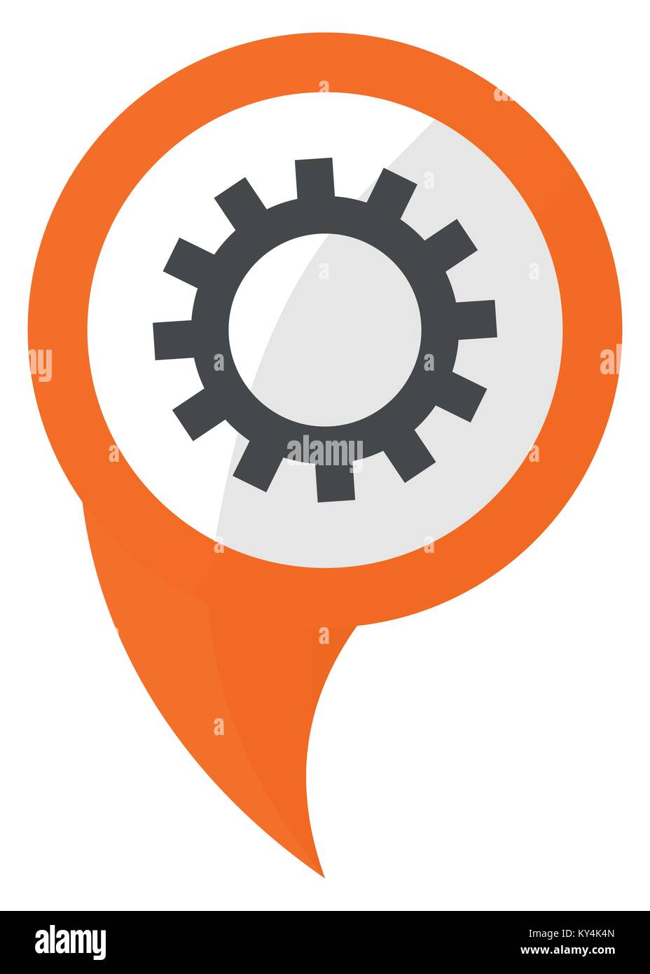 The mechanism orange Stock Vector Images - Alamy