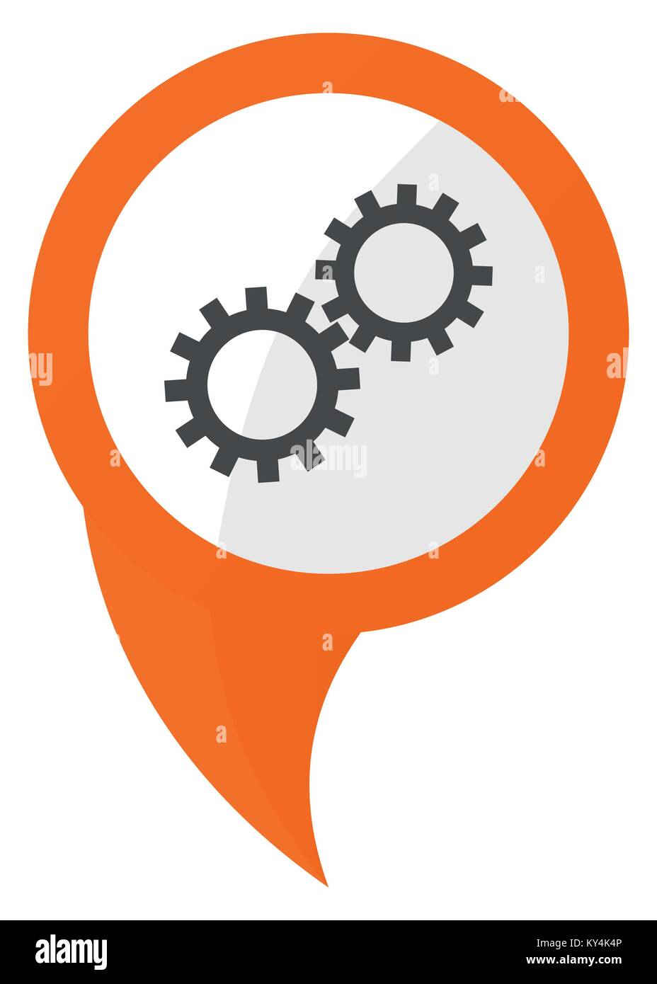 The mechanism orange Stock Vector Images - Alamy