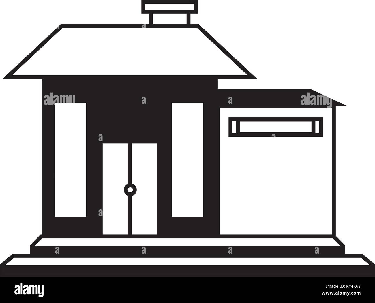 modern house icon image Stock Vector Image & Art - Alamy