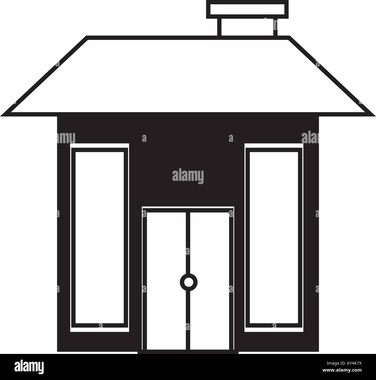 modern house icon image Stock Vector Image & Art - Alamy