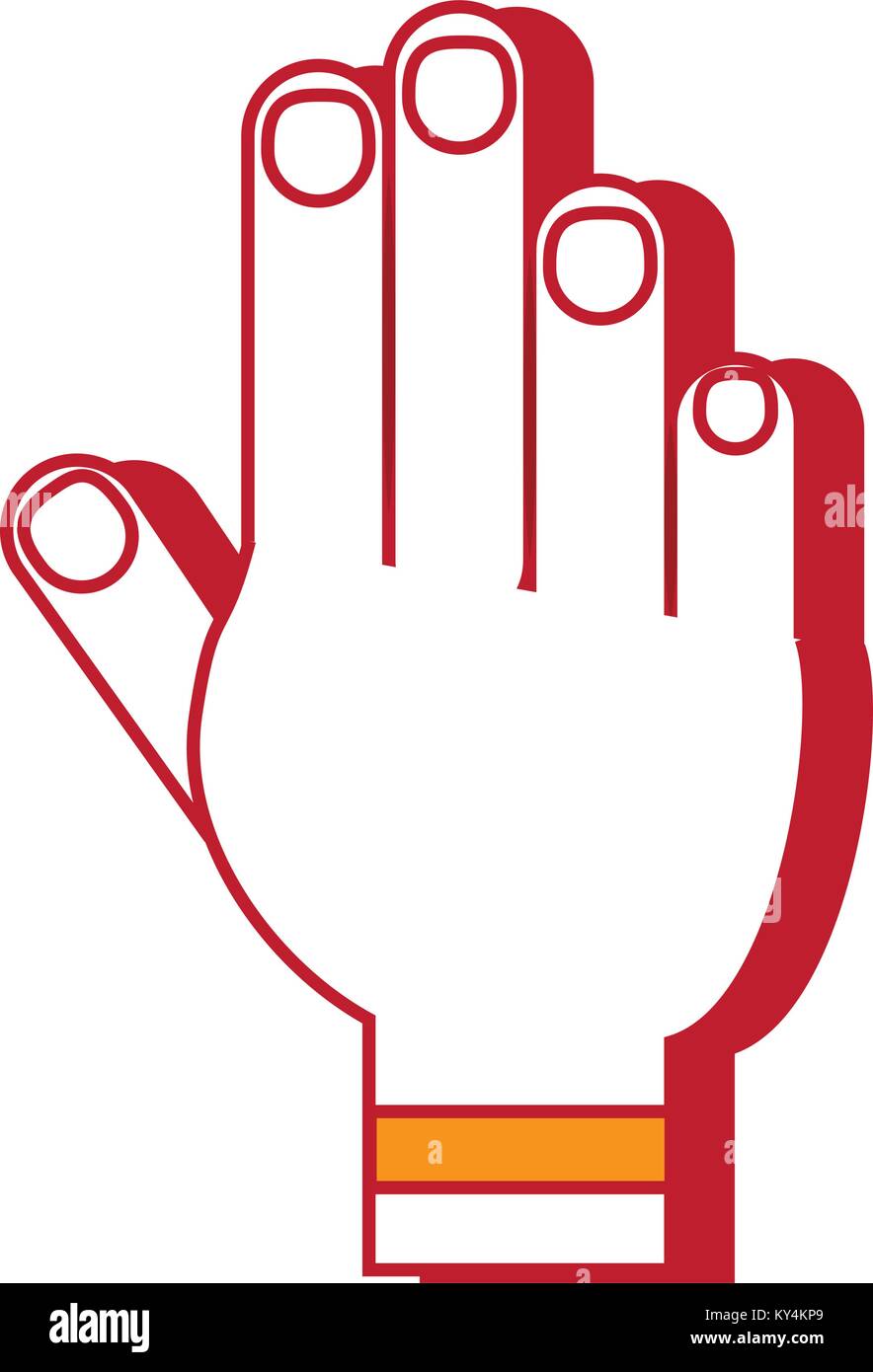 Fingers holding open human Stock Vector Images - Alamy