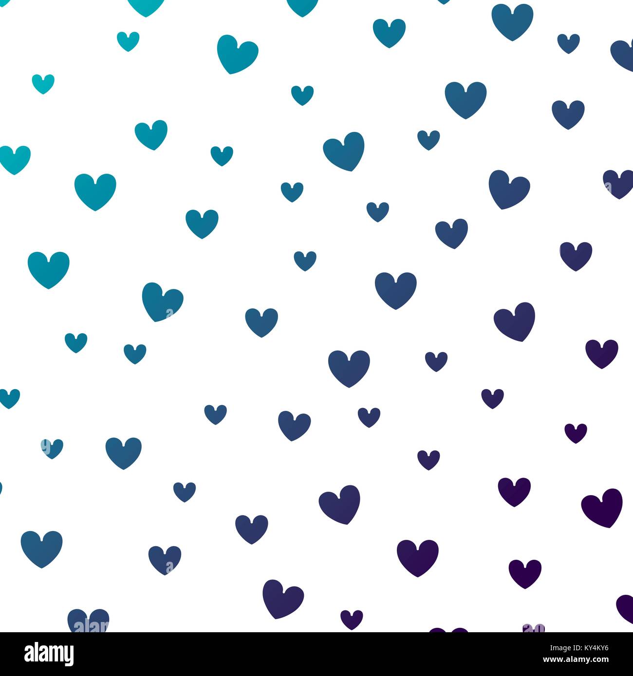 hearts love decorative pattern background vector illustration design ...